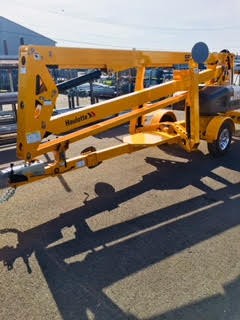 Rent the Towable Aerial Boom Lift, 61' max working height, Haulotte 5533A | AC&E Rentals