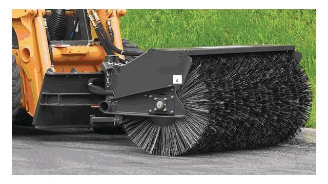 Rent the Skidsteer Broom Attachment | AC&E Rentals