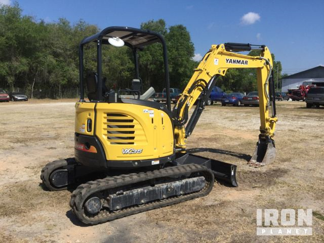 Rent the Mini Excavator VIO35 6A Yanmar 3.5 Metric Ton 11' Dig Depth ...